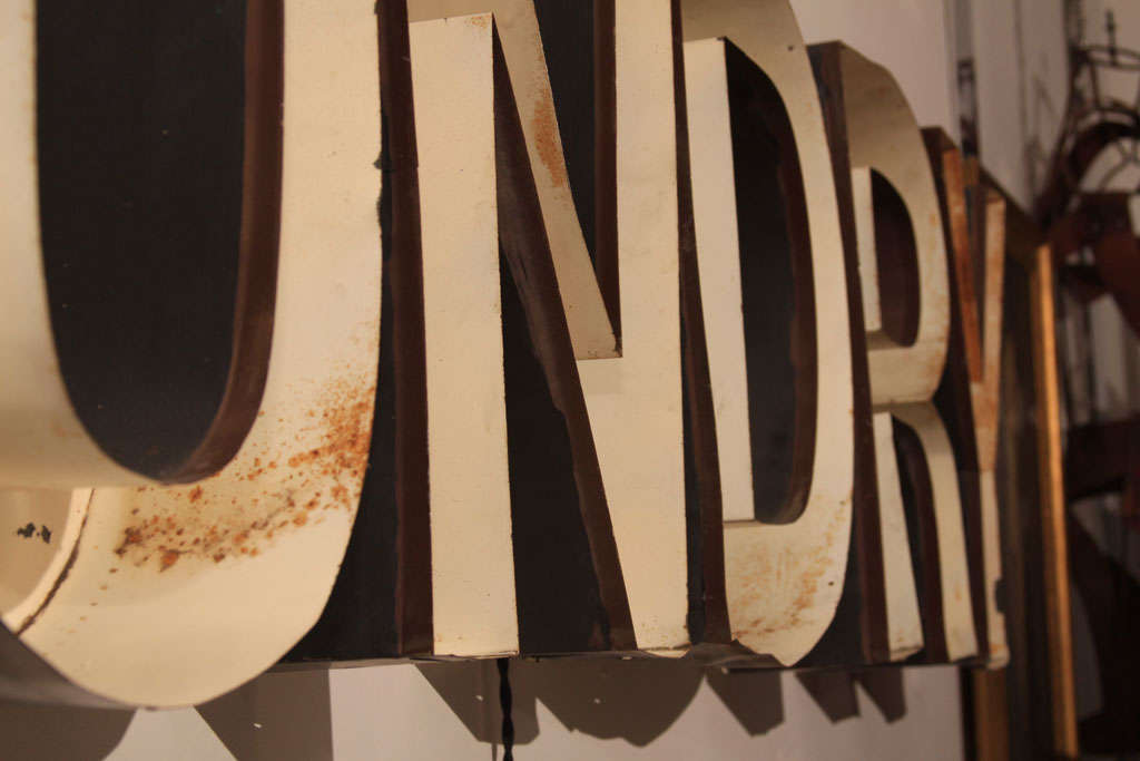 Vintage Coin-Op Laundromat Sign at 1stDibs | vintage laundromat signs ...