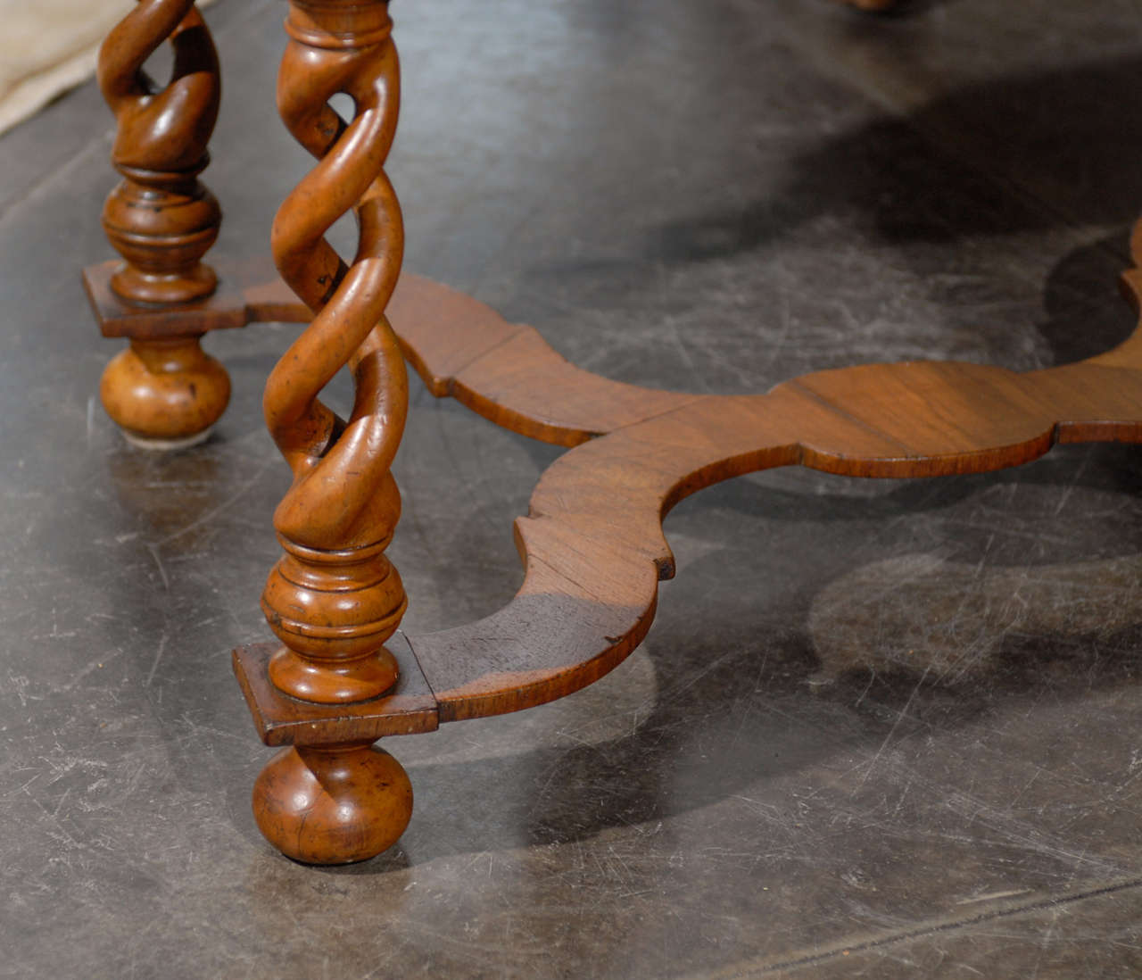 English Stool with Open Barley Twist Legs at 1stDibs | barley twist ...