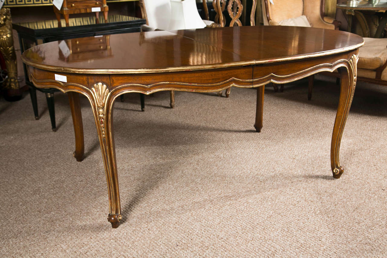 French Louis XV Style Oval Dining Table by Jansen at 1stDibs | louis xv ...