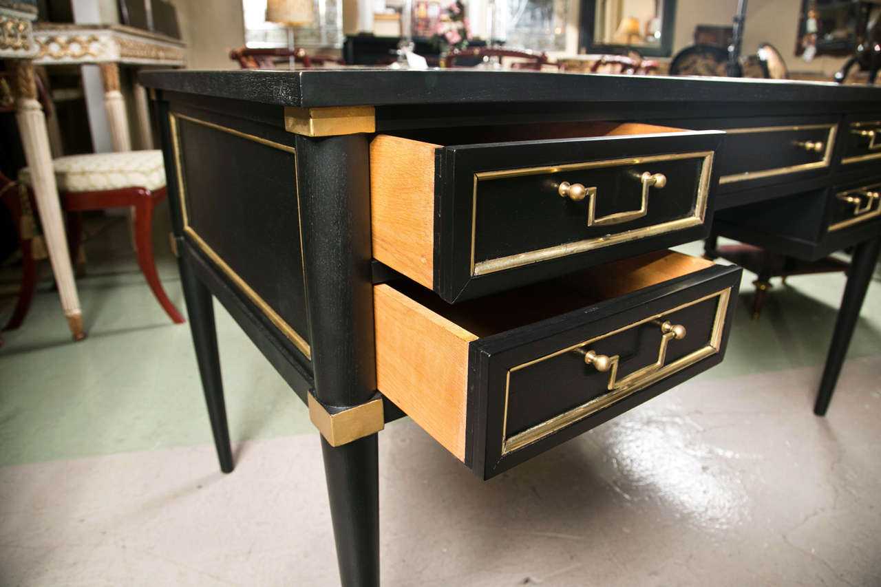 French Directoire Style Ebonized Desk by Jansen at 1stDibs
