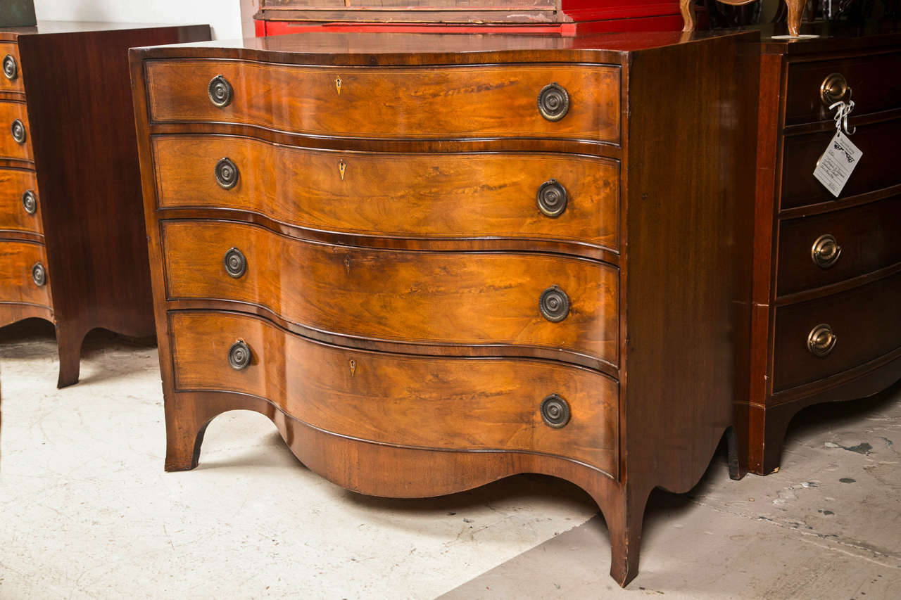 Pair of Mahogany Chests of Drawers by Beacon Hill at 1stDibs