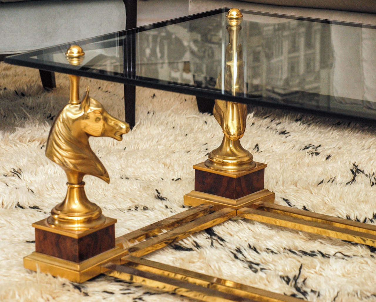 "Cheval" Coffee Table by Maison Charles at 1stDibs