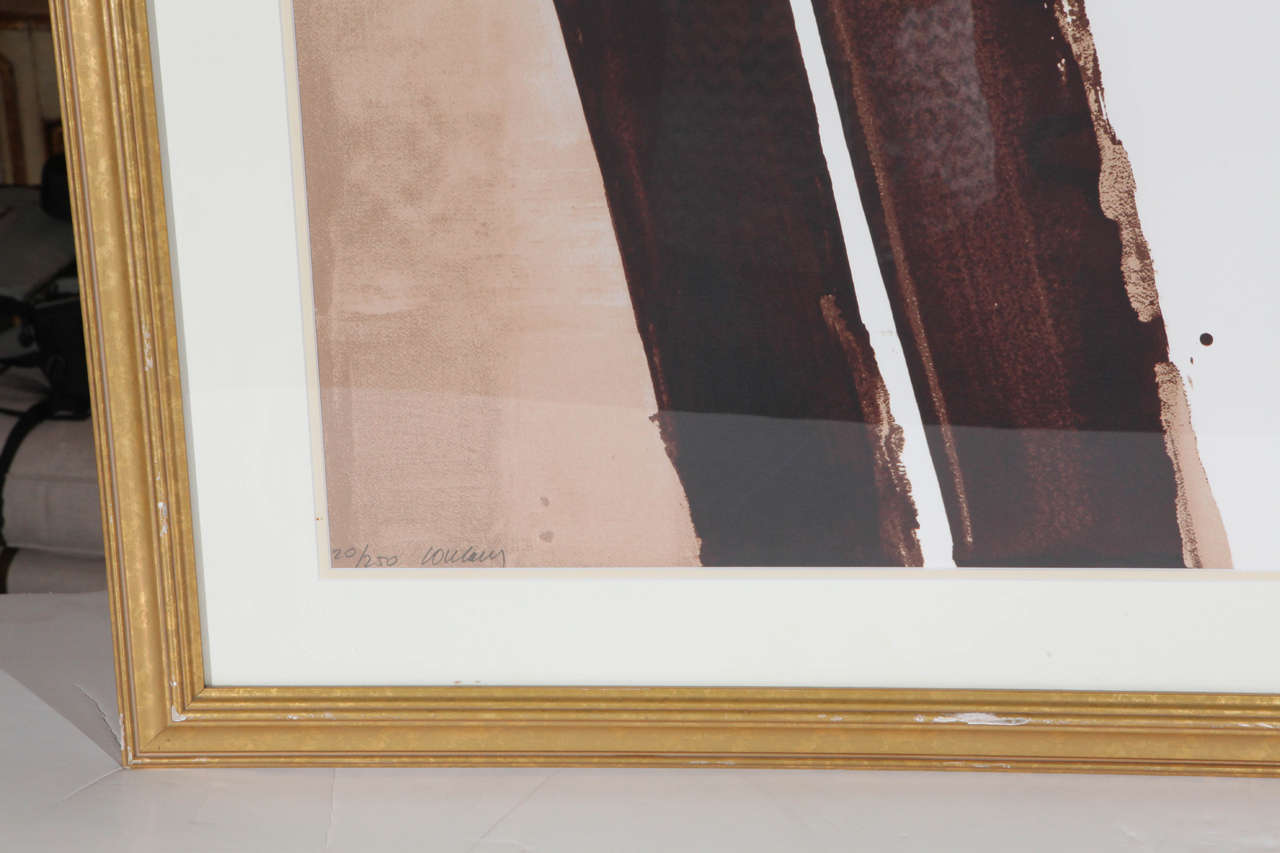 Signed, Pierre Soulages Lithograph at 1stDibs