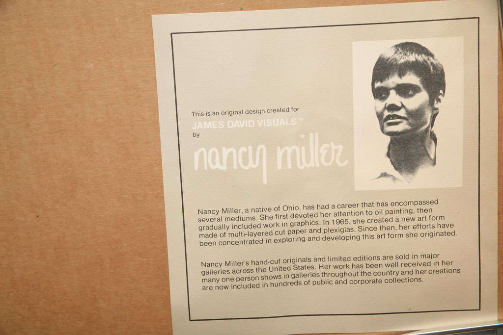 Vintage Nancy Miller Paper Art at 1stDibs | nancy miller artist, miler ...