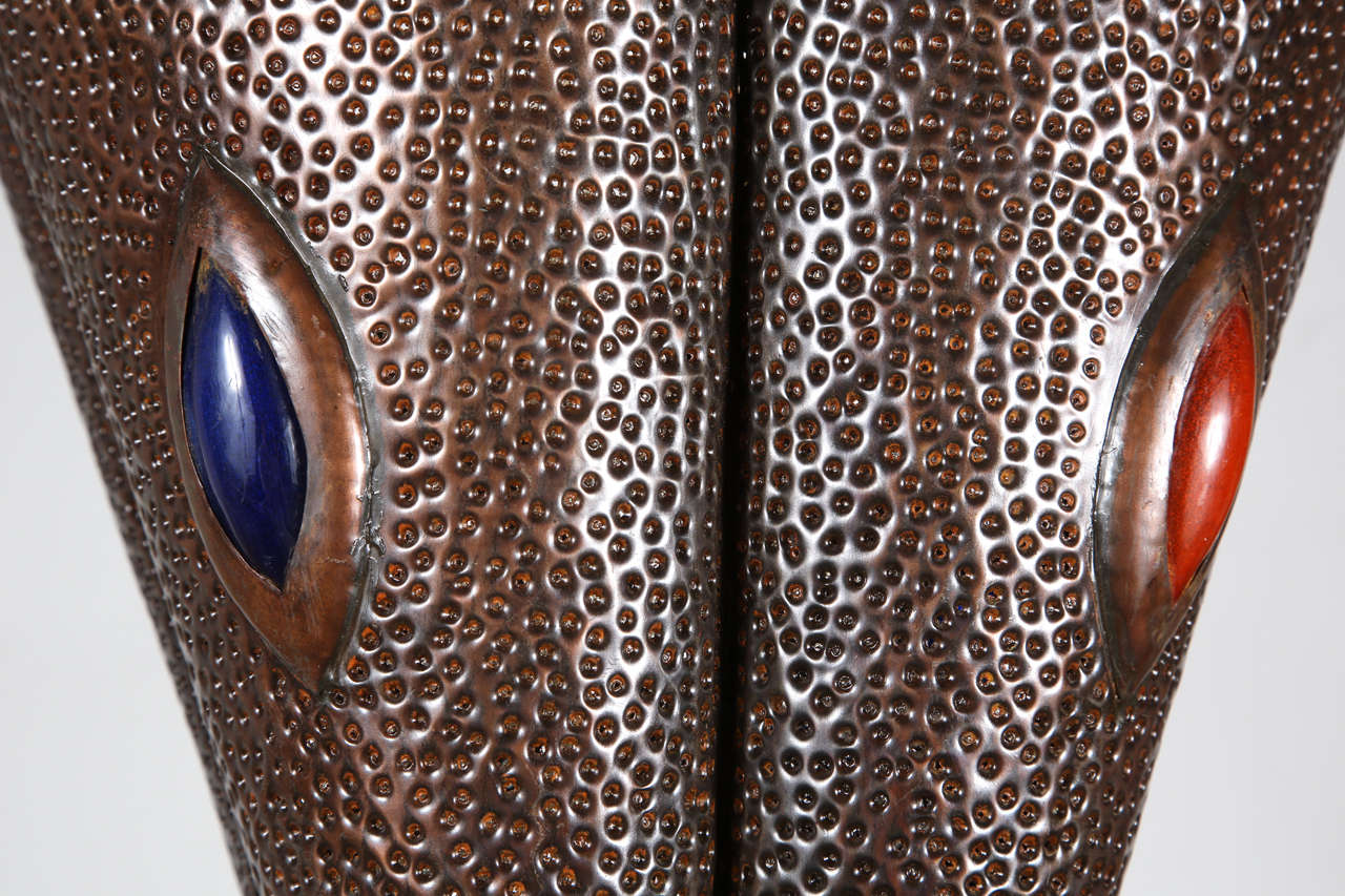 Moroccan Handcrafted Metal Lanterns, North Africa set of 2 For Sale at ...