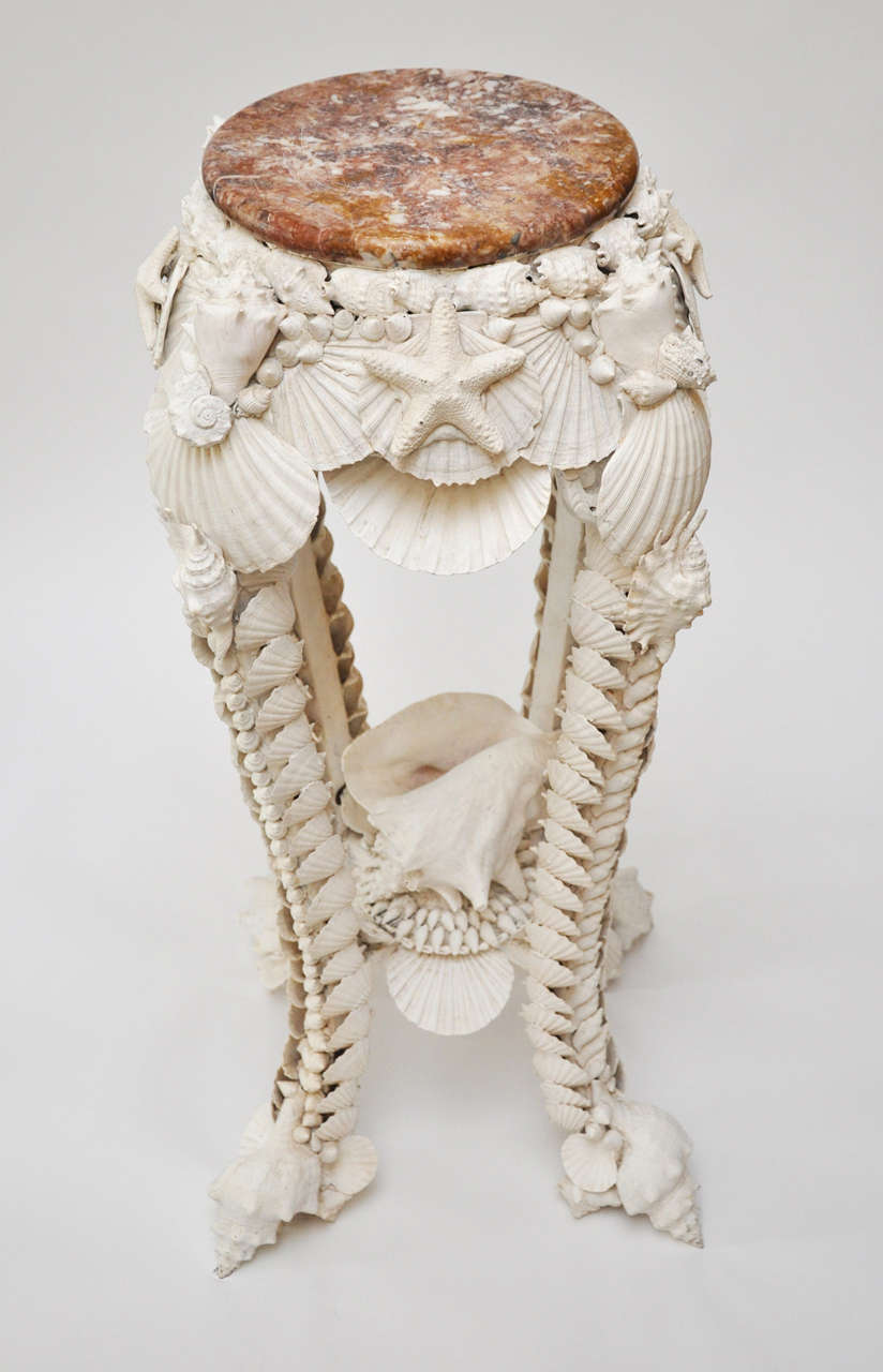 Shell Plant Stand at 1stDibs