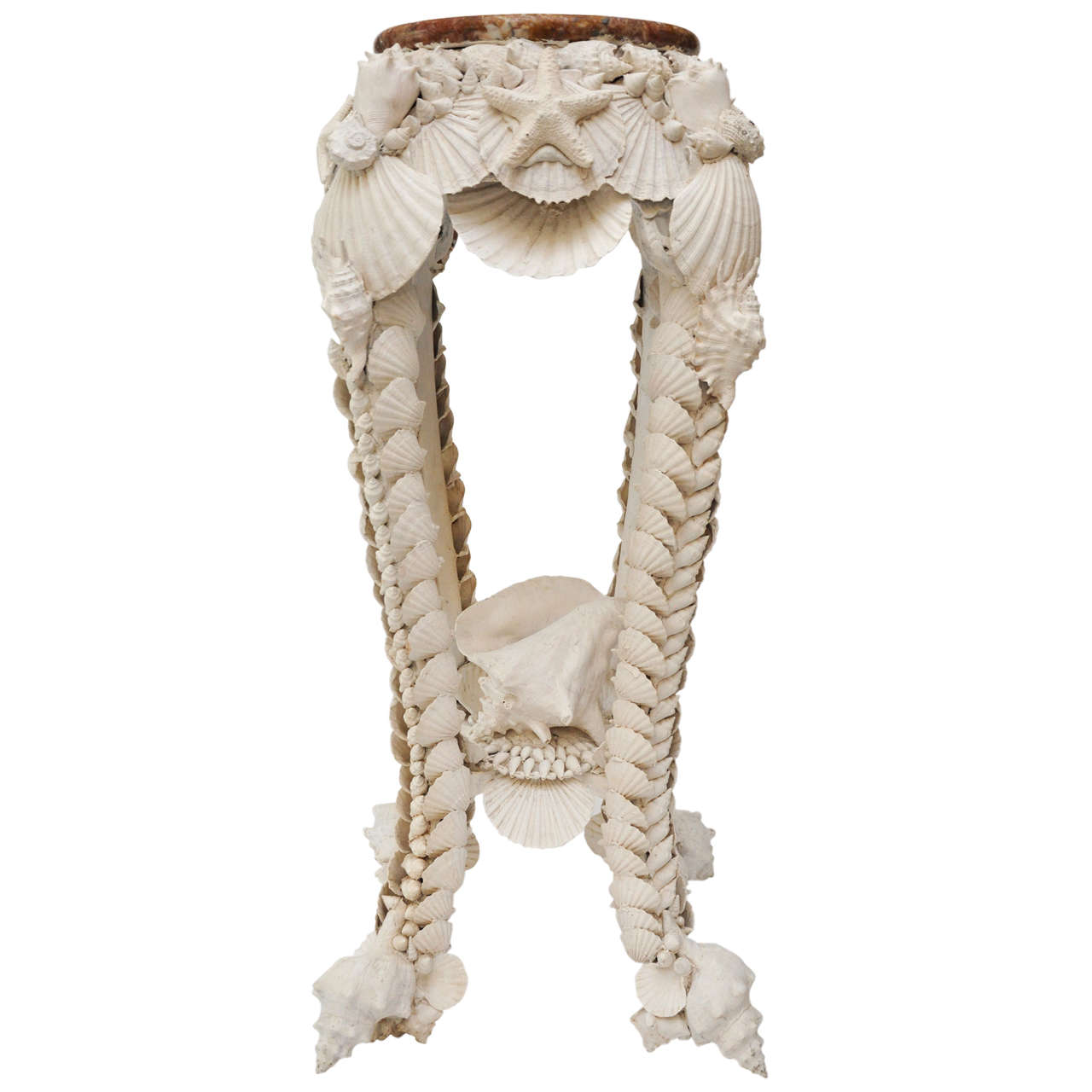 Shell Plant Stand at 1stDibs