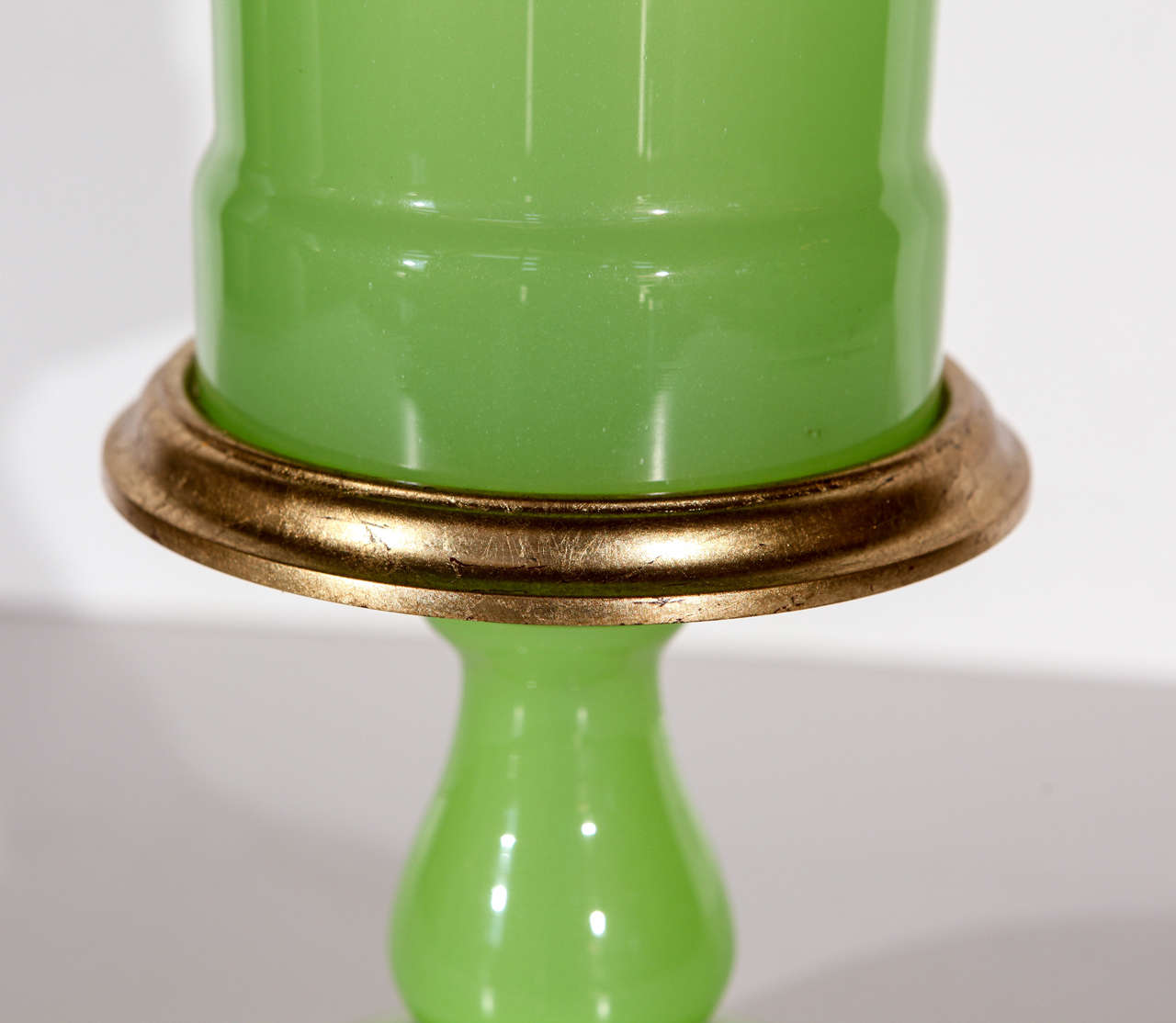 Lime Green Opaline Lamps For Sale At 1stdibs