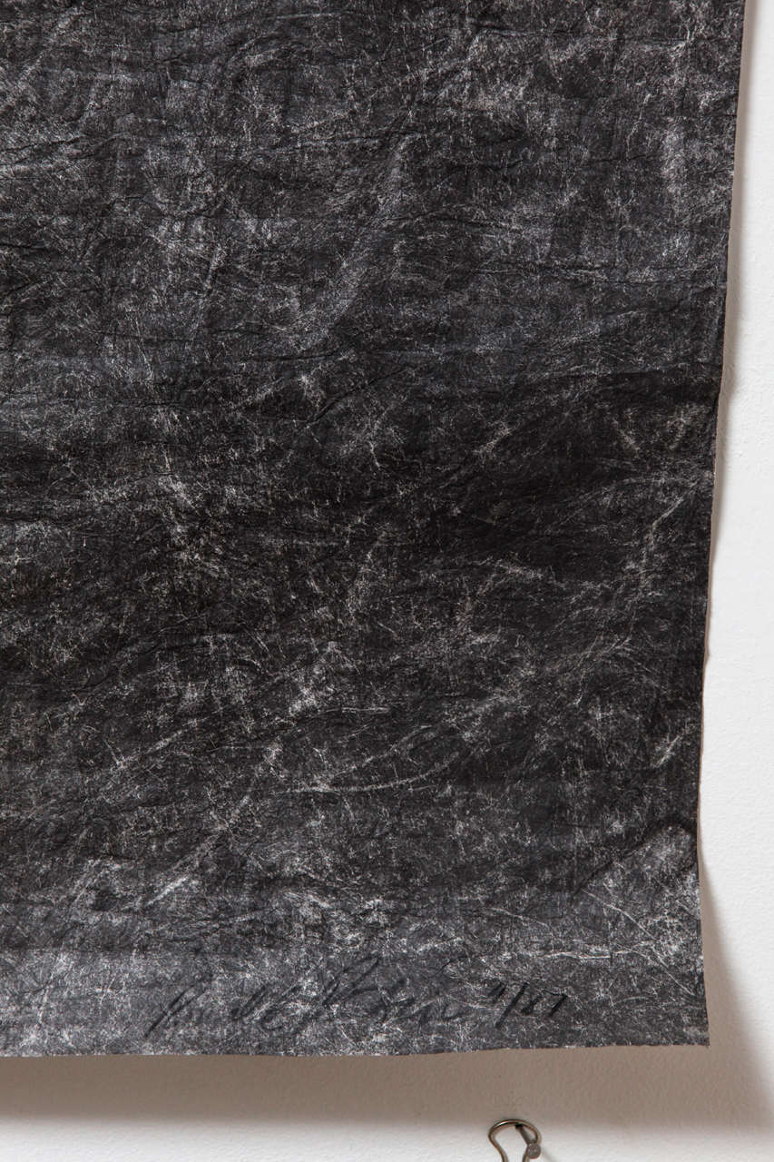 Dramatic large scale graphite drawing For Sale at 1stDibs