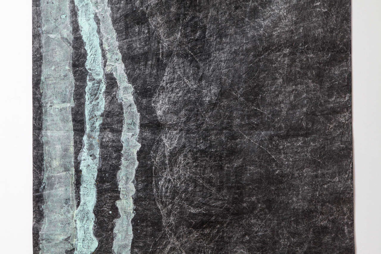 Dramatic large scale graphite drawing For Sale at 1stDibs