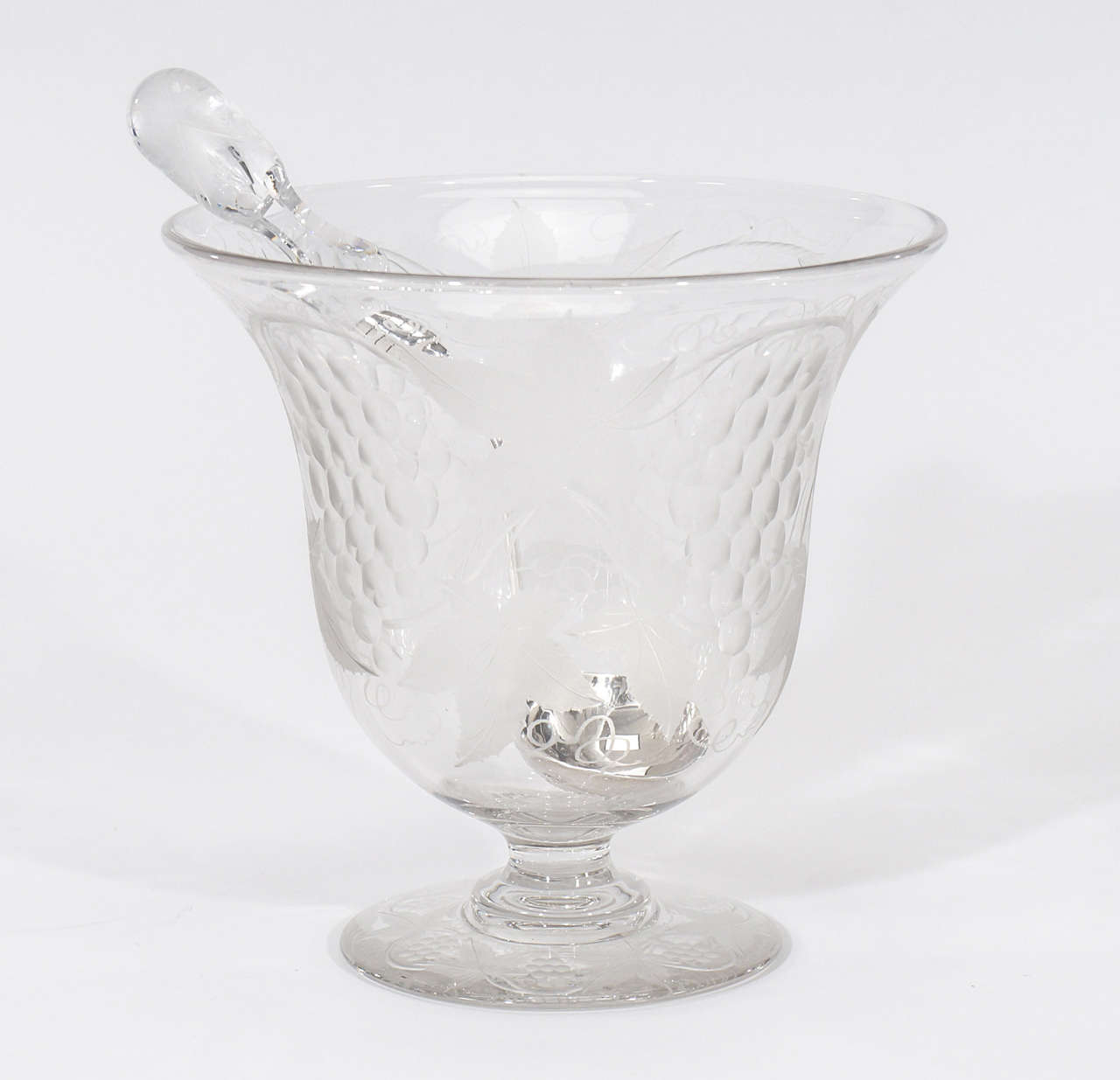 Rare Pairpoint Wheel Cut Crystal Punchbowl with Matching Signed Ladle ...