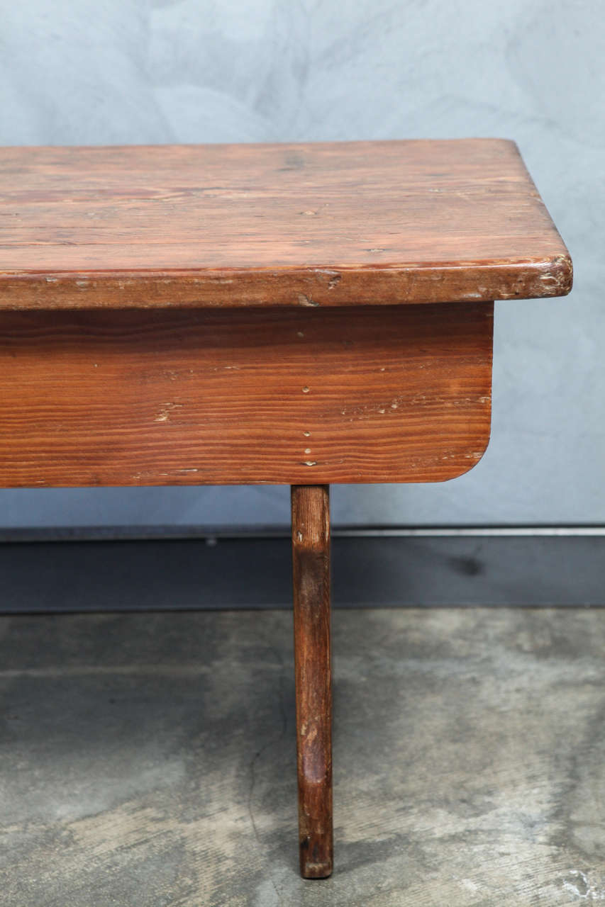 American Antique Pine Bench at 1stDibs | antique pine benches, vintage ...
