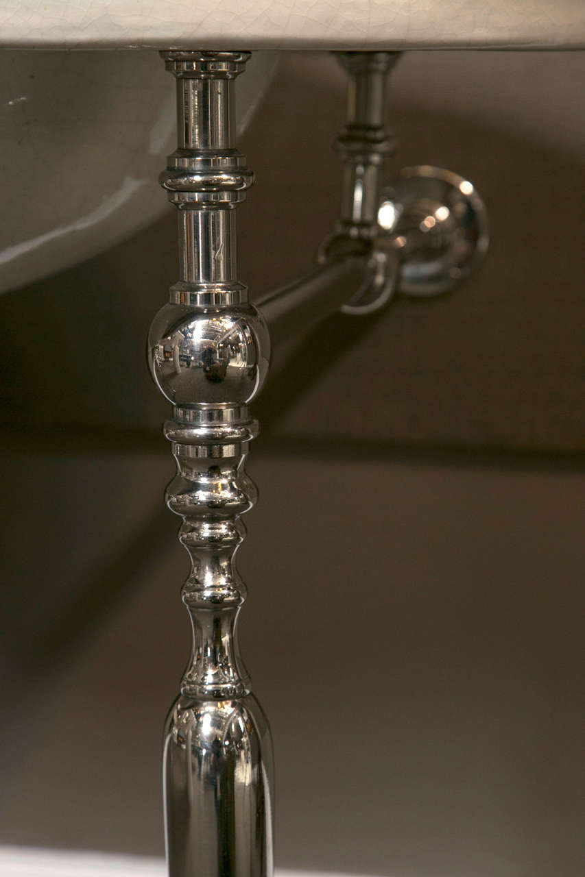 JL Mott Earth ware "floating" sink at 1stDibs | jl mott sink, j l mott ...