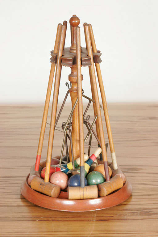 Table Croquet Set By Chad Valley Games at 1stDibs