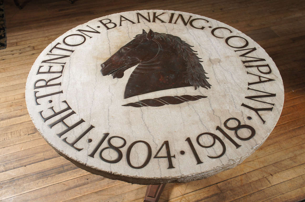 Trenton Banking Co. Medallion at 1stDibs