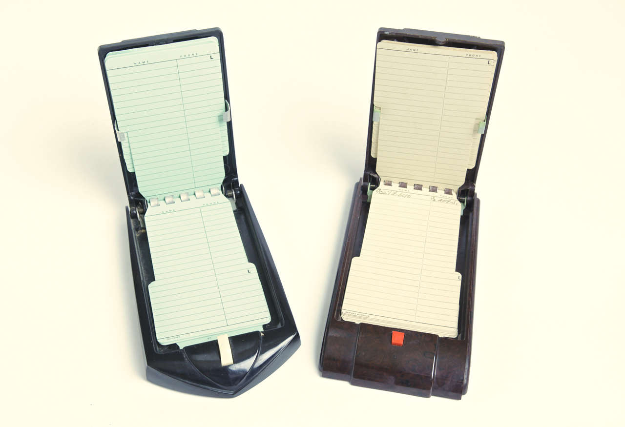 Trio Bakelite Streamline Industrial Design Telephone Index by Albert ...