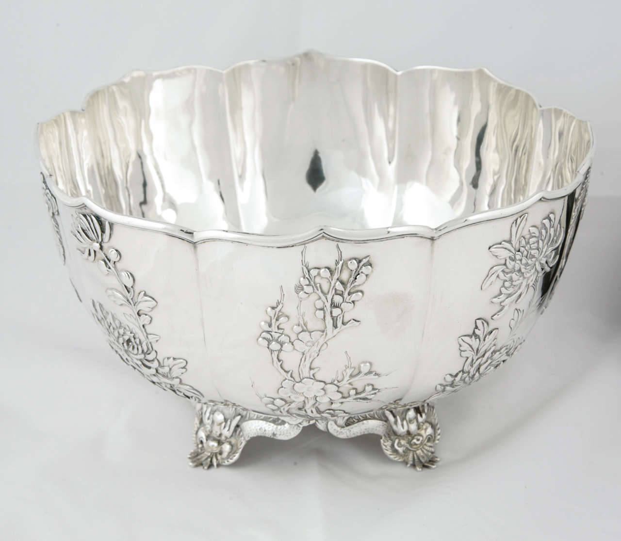 Chinese Export Silver Bowl For Sale at 1stDibs | silver bowls, chinese ...