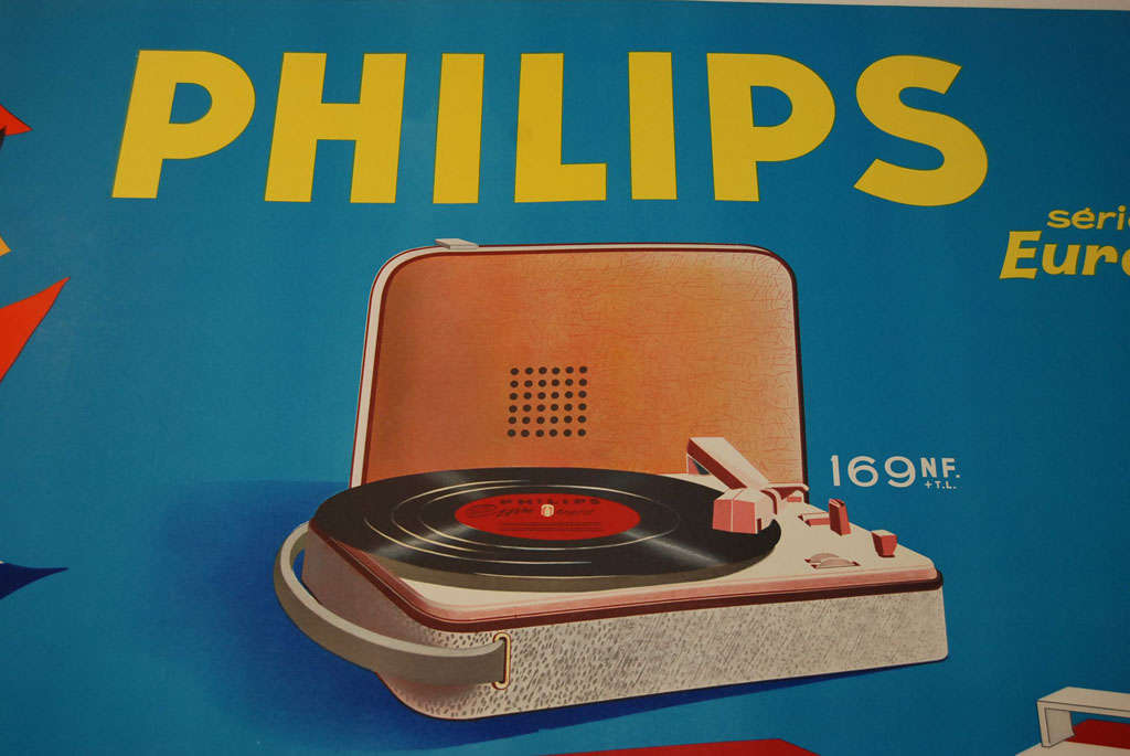 Vivid 1962 PHILIPS Poster For Sale at 1stDibs | vivid posters, philips ...