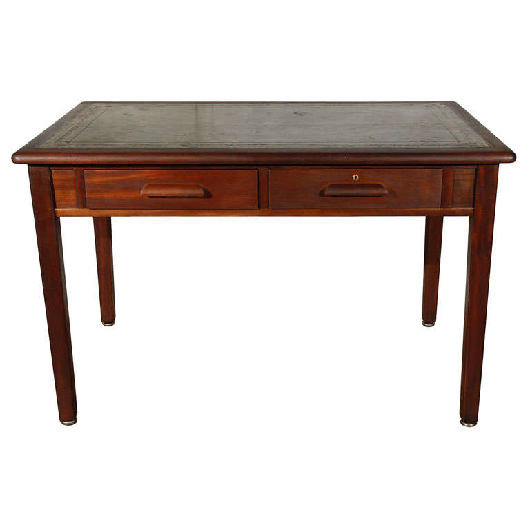 Writing Table with Two Drawers by Abbess at 1stDibs