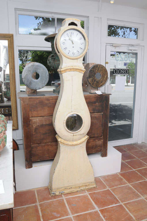 Painted Gustavian Mora Clock at 1stDibs | gustavian clock, mora clock ...