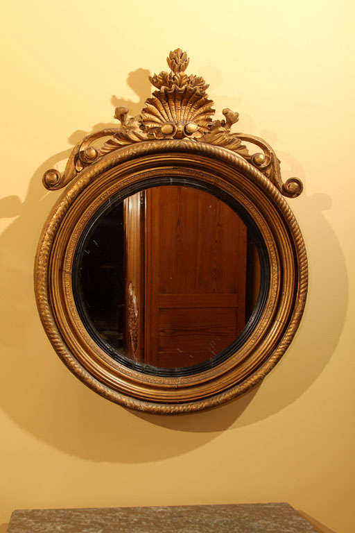 Italian Gilt Regency Style Mirror For Sale at 1stDibs