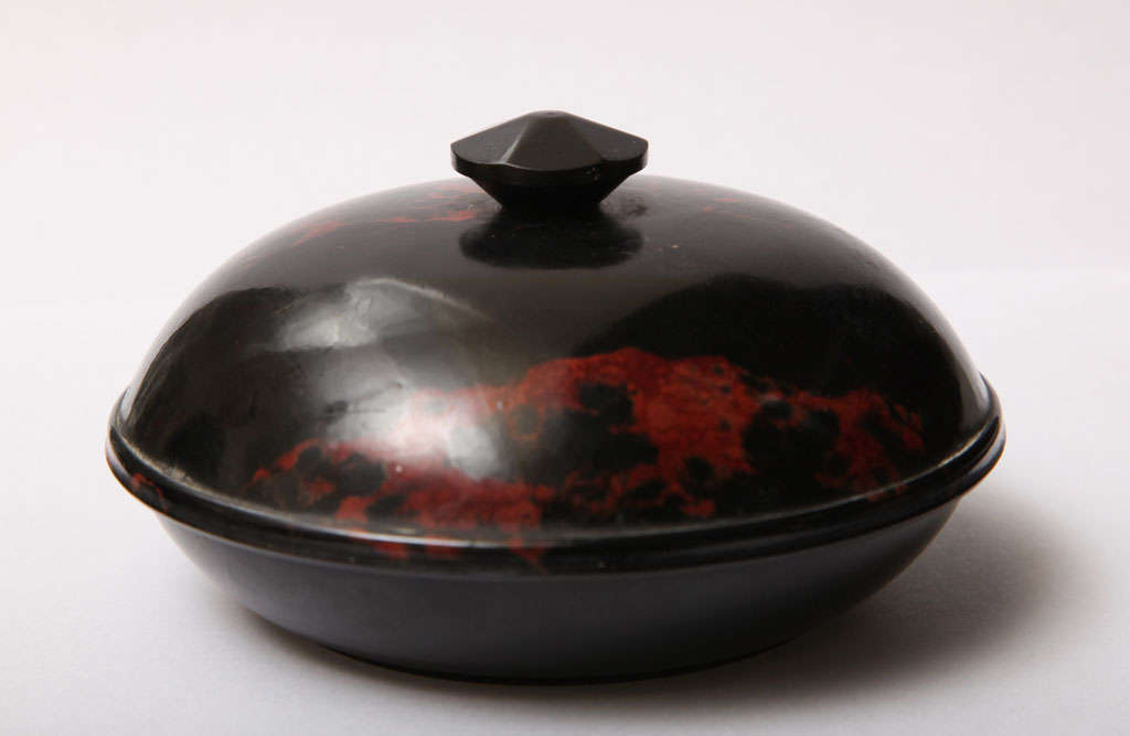Art Deco Bakelite Lidded Box For Sale at 1stdibs