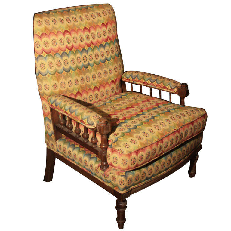 Victorian spool armchair. at 1stDibs