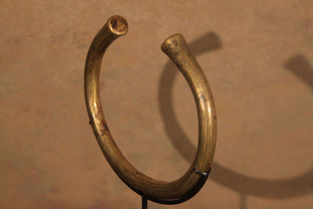 Bronze Torque Necklace from Nagaland, Northeastern India For Sale at ...