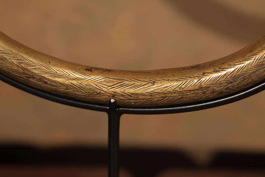 Bronze Torque Necklace from Nagaland, Northeastern India For Sale at ...