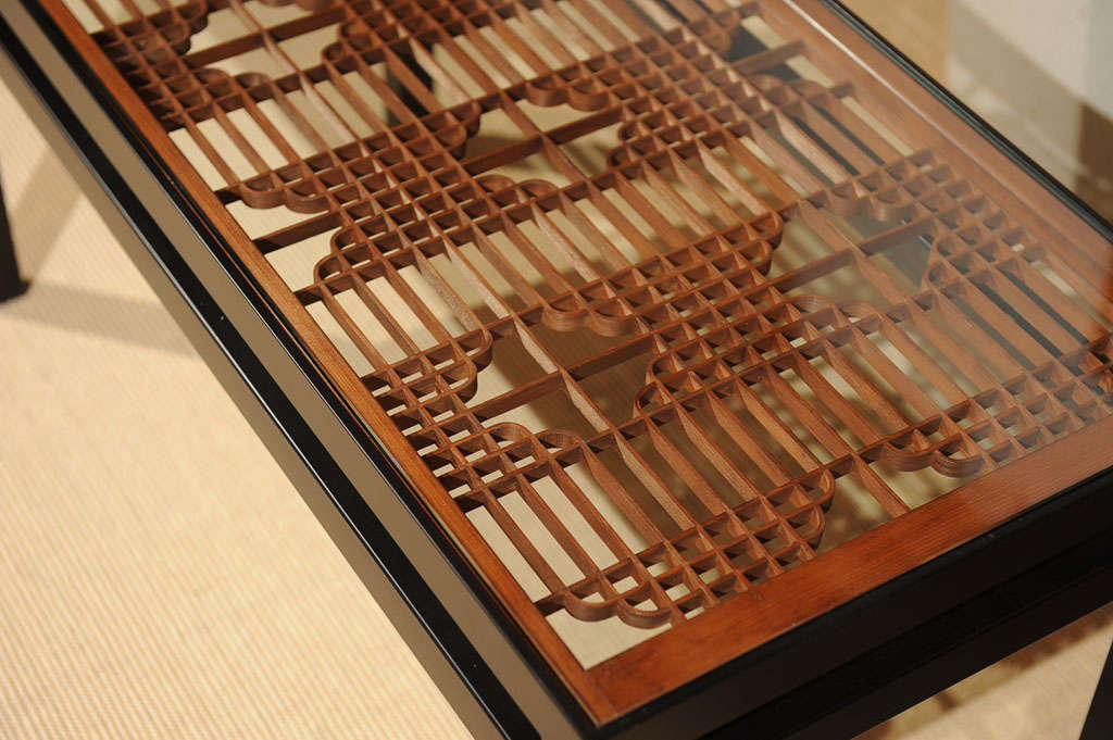 Shoji Panel Table at 1stDibs