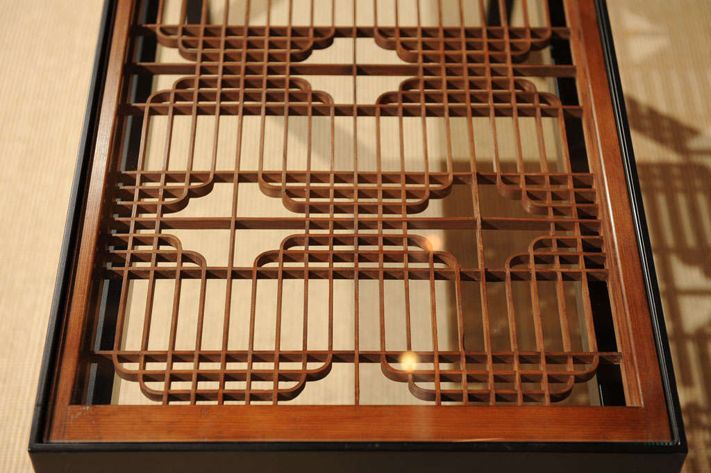 Shoji Panel Table at 1stDibs