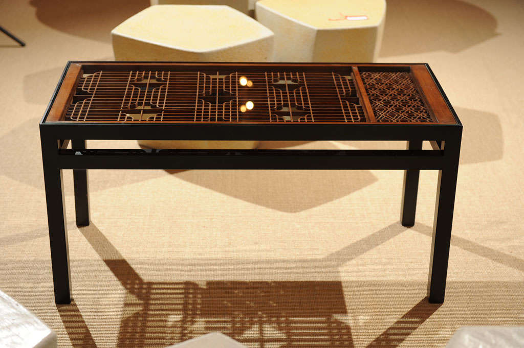 Shoji Panel Table at 1stDibs