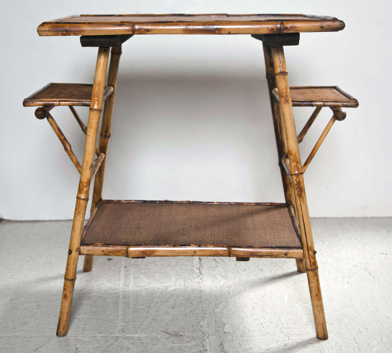 Victorian Bamboo Table with Side Flaps at 1stDibs | victorian bamboo ...