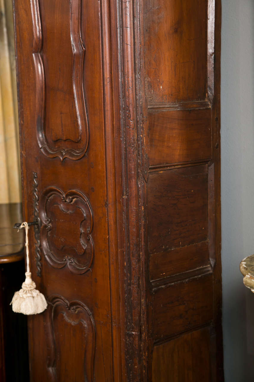 19th C Antique French walnut Chimney Cupboard at 1stDibs | antique ...