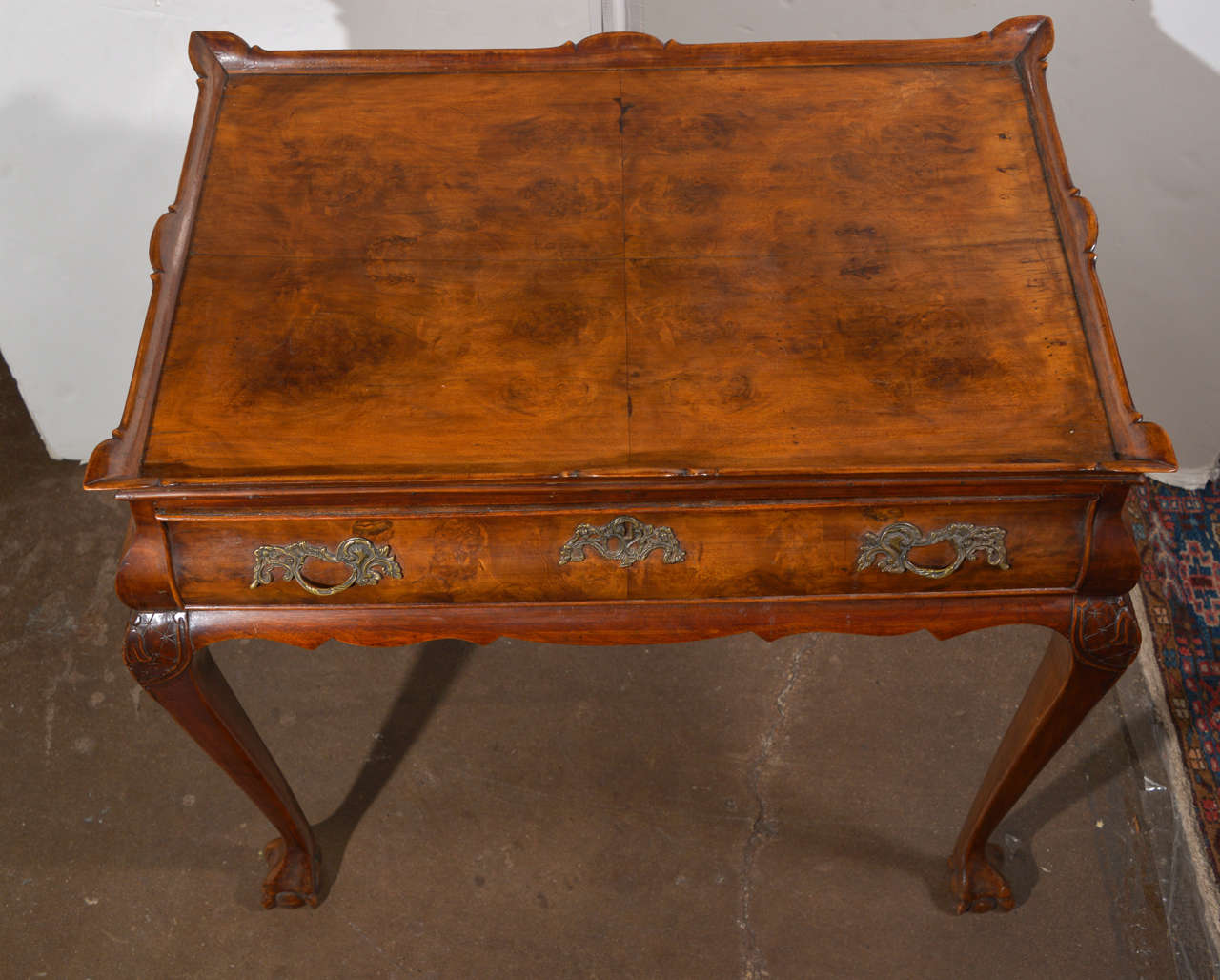 Tea Table with Shaped Apron and Ball and Claw Feet at 1stDibs | ball ...