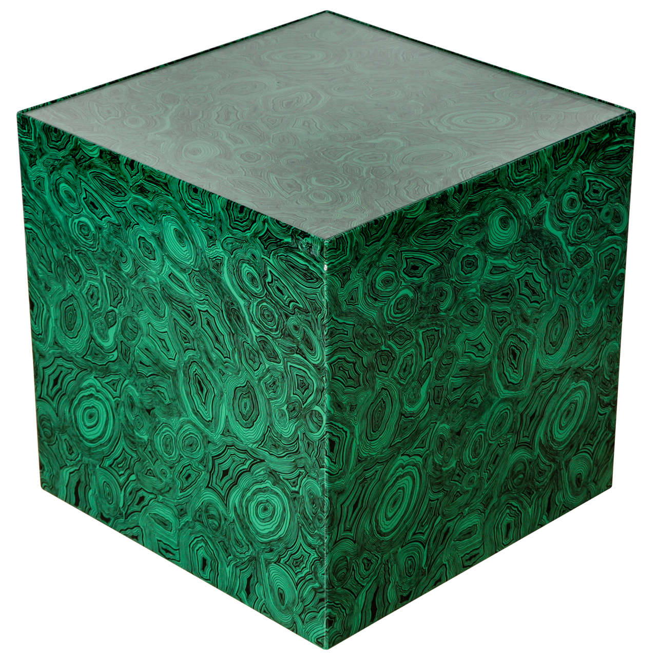 1950s 'CUBO' Side Table in Malachite by Piero Fornasetti For Sale at ...