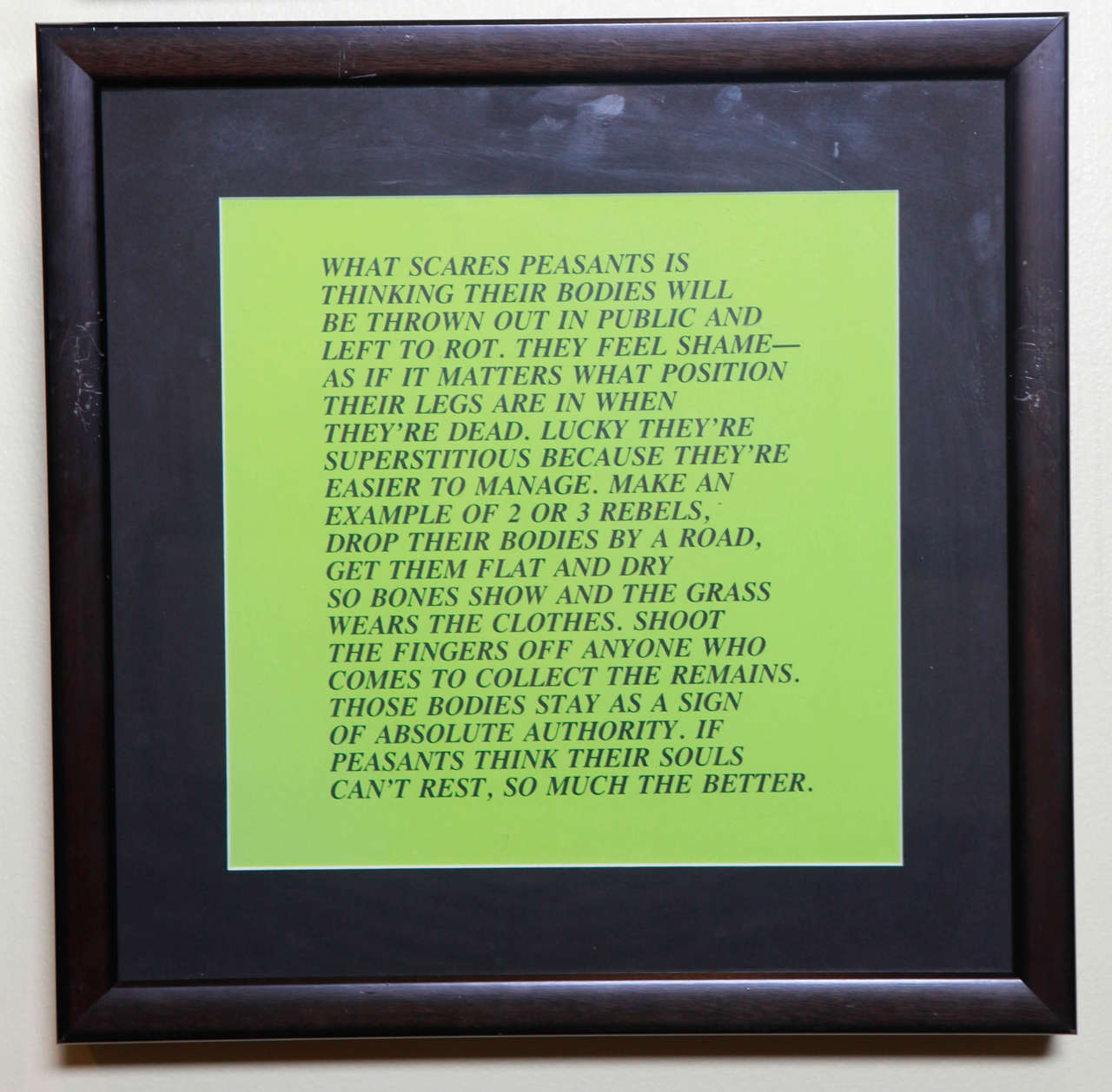 Set of Ten Jenny Holzer, "Inflammatory Essays" For Sale at 1stDibs