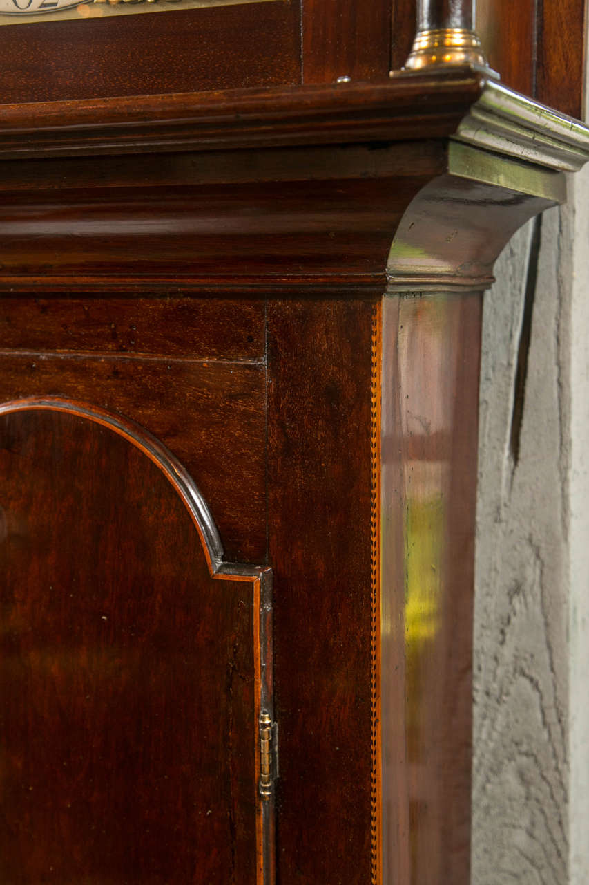 Mahogany Tall Case Clock For Sale at 1stDibs