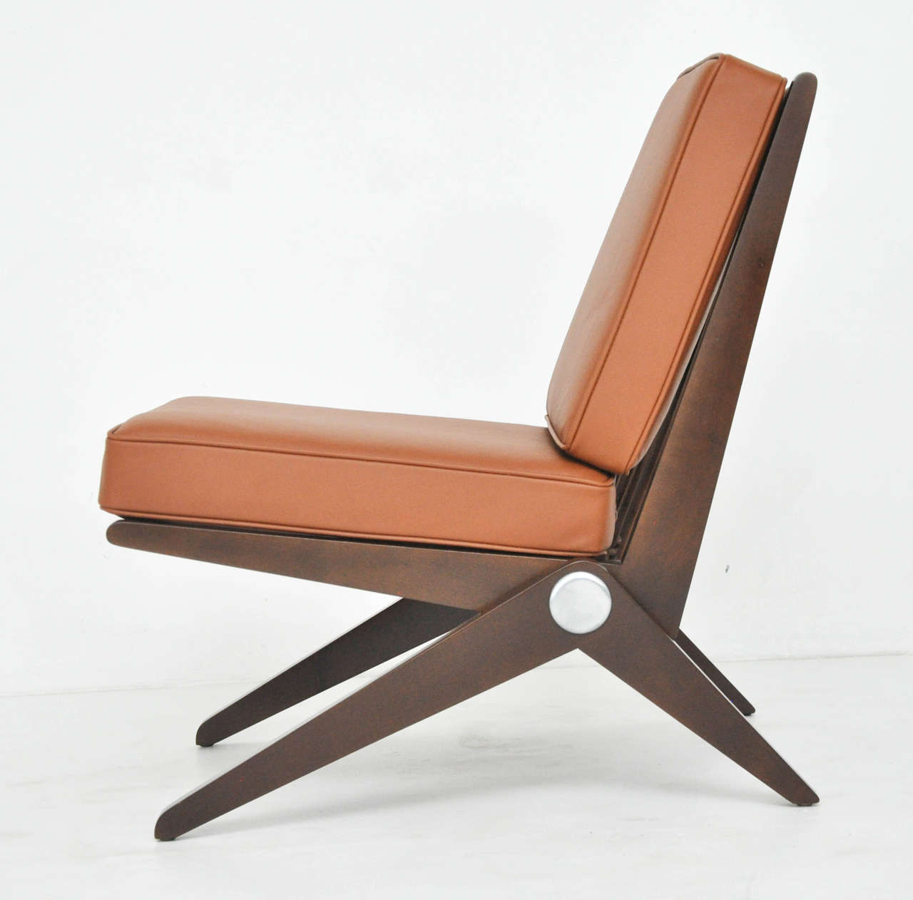 Pierre Jeanneret Scissor Chair at 1stDibs | scissor chair pierre ...