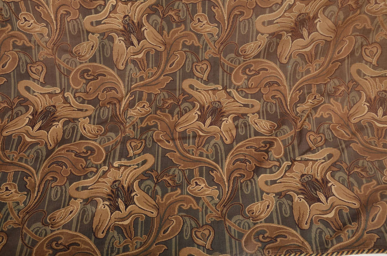 English Arts and Crafts Jacquard Tapestry Textile Panel For Sale at ...