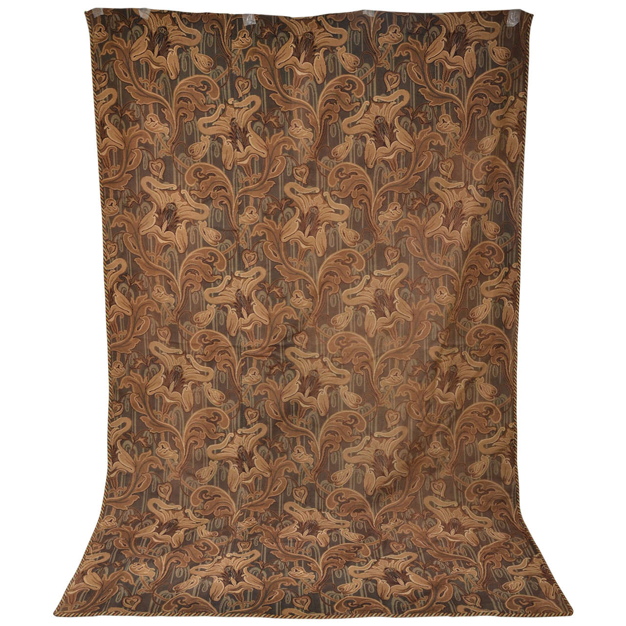 English Arts and Crafts Jacquard Tapestry Textile Panel For Sale at ...