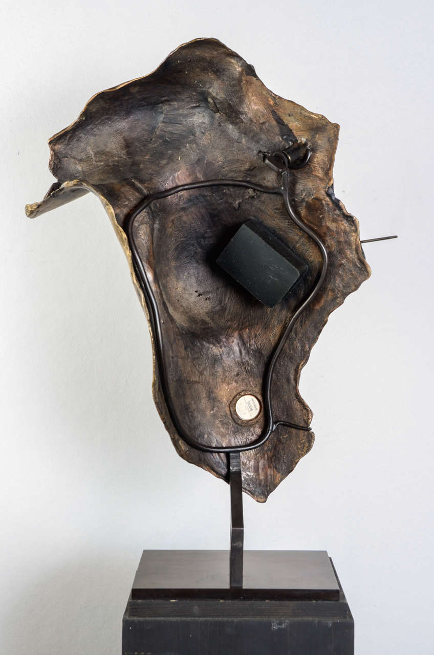 Takis, "Magnetic Evidence" Sculpture with Mobile Magnetic Pieces at ...