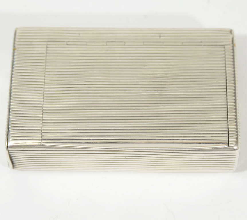 Russian Silver Cigarette Box For Sale at 1stDibs