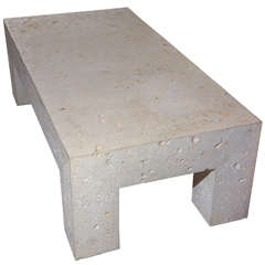 Fossil Stone Coffee Table at 1stDibs