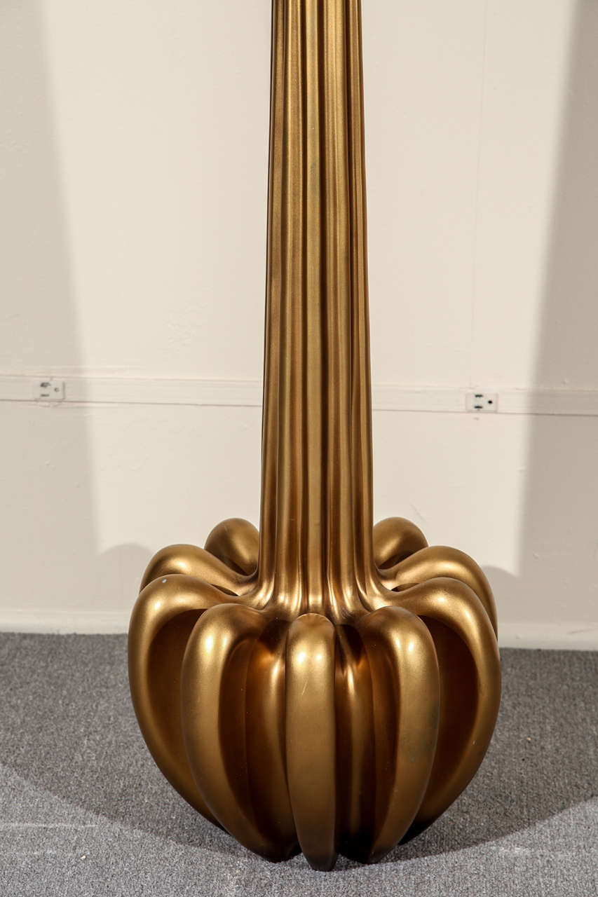 Stunning Gold Floor Lamp at 1stDibs
