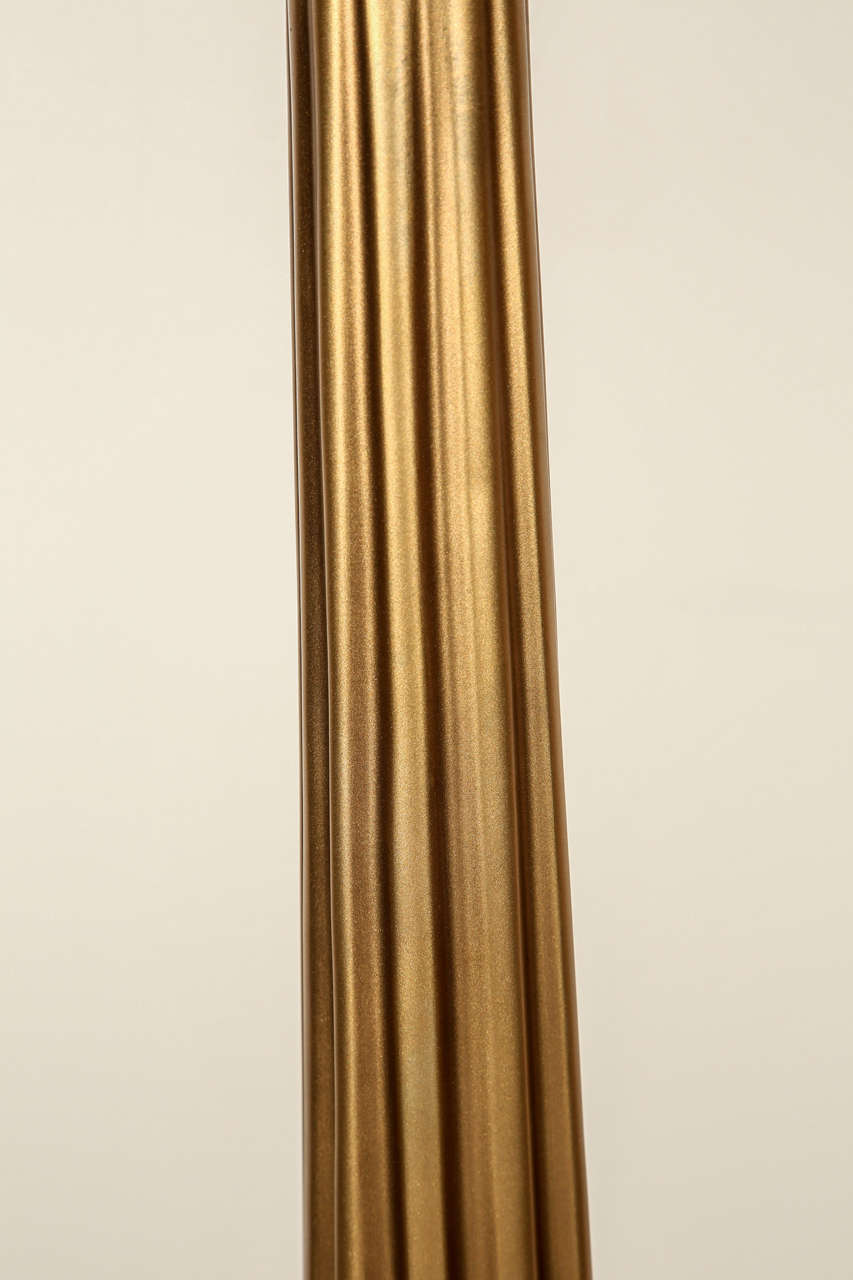 Stunning Gold Floor Lamp at 1stDibs