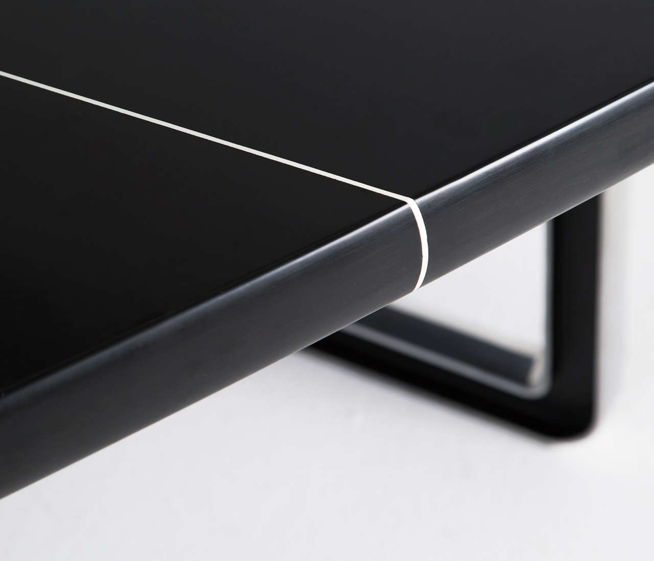 Tecno Design Centre Large Black Conference Table at 1stDibs | large ...