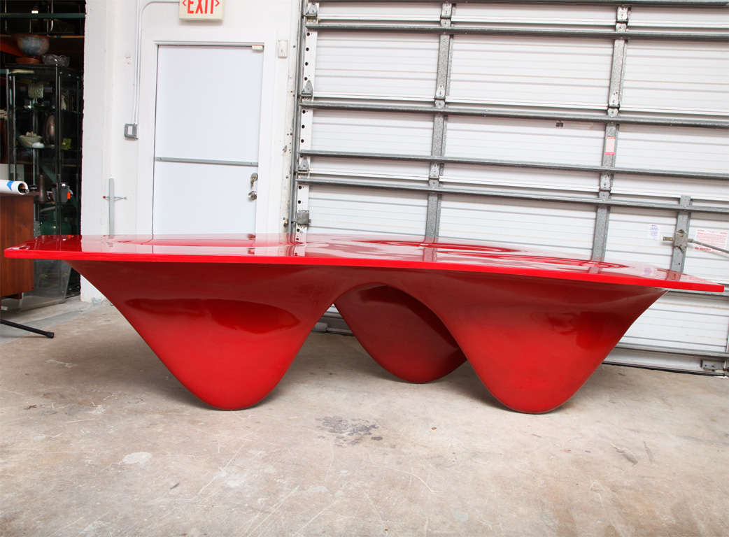 Zaha Hadid (RED) Aqua Table at 1stDibs
