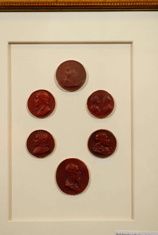 Set of 12 Red Intaglios at 1stDibs
