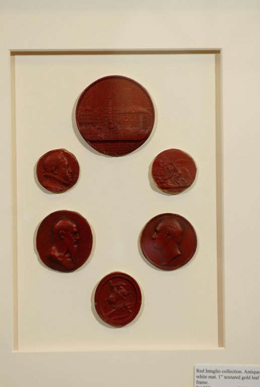 Set of 12 Red Intaglios at 1stDibs